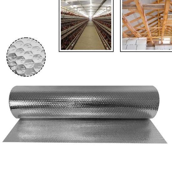 Feuille isolante - SUUSOLNY - Double feuille d'aluminium - 1x10m ...