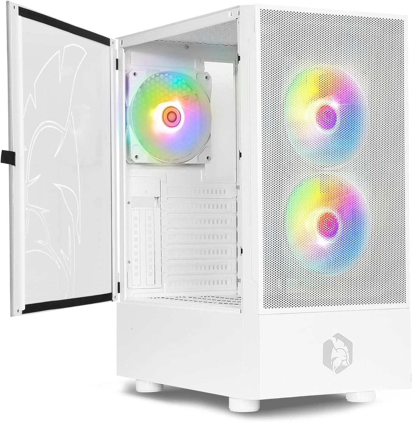 Boitier Pc Gamer Sapphire-Argb Moyenne Tour Atx/Micro-Atx/Itx-Porte ...