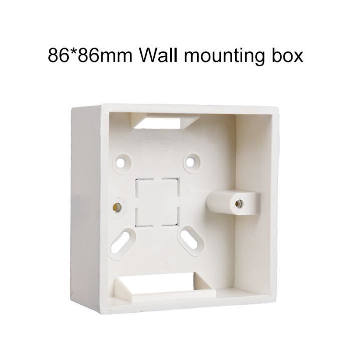 Socket base box-Boîtier de Base de prise de courant en PVC 86X86 ...