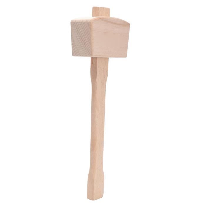 Maillet en Bois AKOZON - Marteau en Hêtre pour Travailler le Bois ...