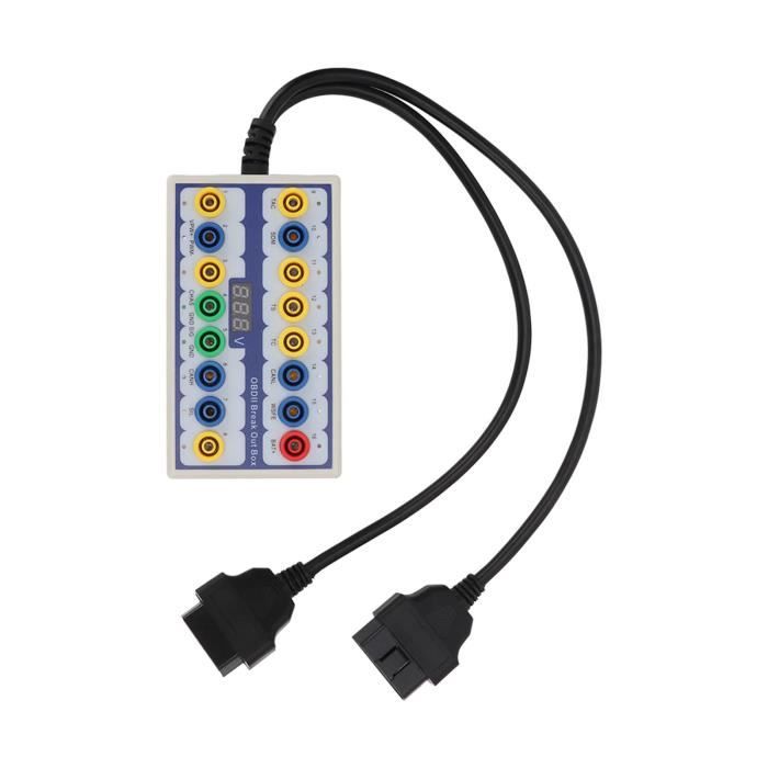 Akozon Pin Out Box Tester Détecteur de protocole OBDII Breakout Box ...