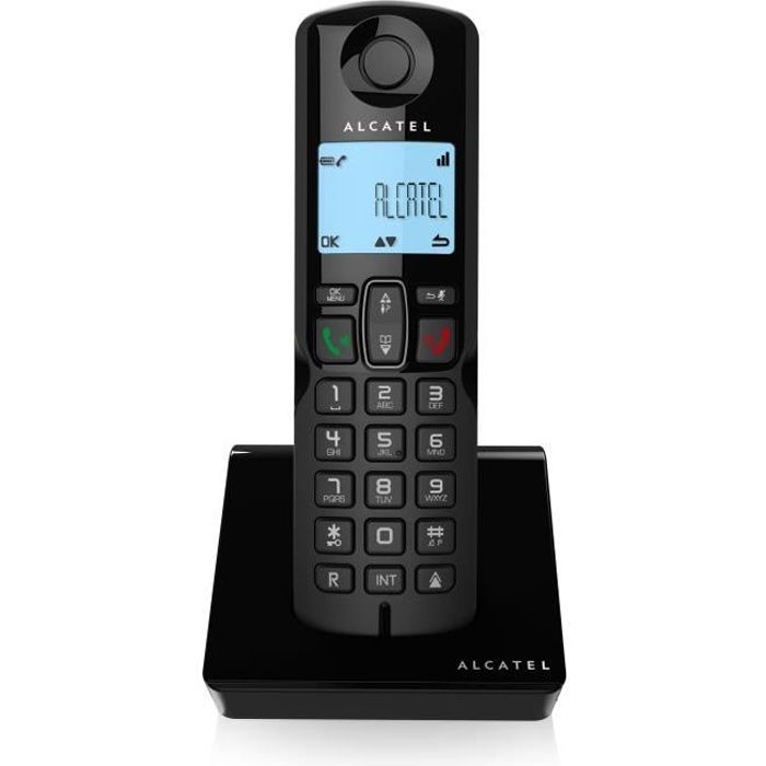 Alcatel S250, Téléphone DECT, Combiné sans fil, Haut-parleur, 50 ...