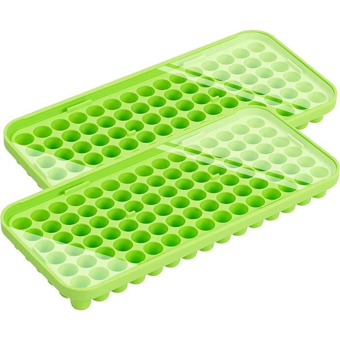 Lot De 2 Mini Glaçons En Silicone Avec Couvercle Ø 1,2 Cm Pour Bière ...