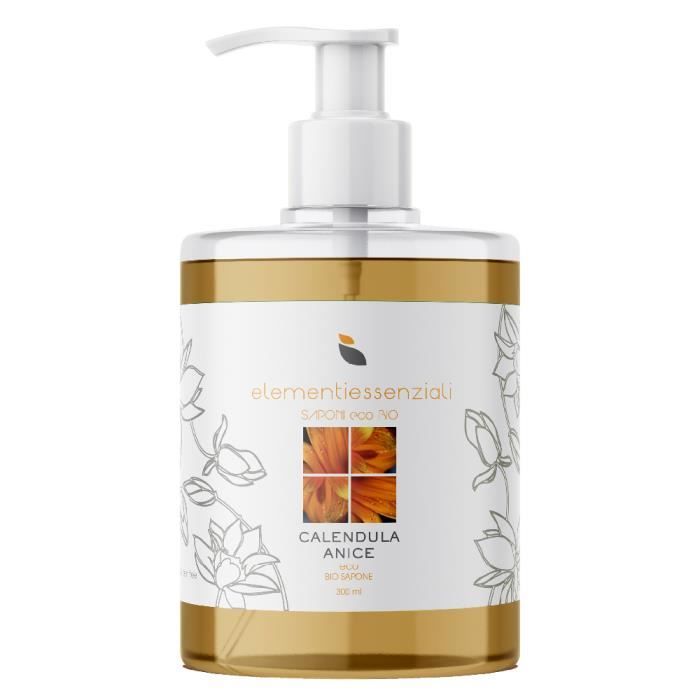 Elementi Essenziali - Savon liquide bio Calendula, Anis, hydratant ...