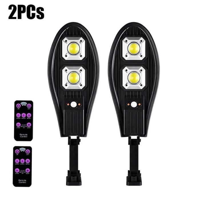 Lampe de jardin - LED - Solaire - 500W - Étanche - Détecteur de ...
