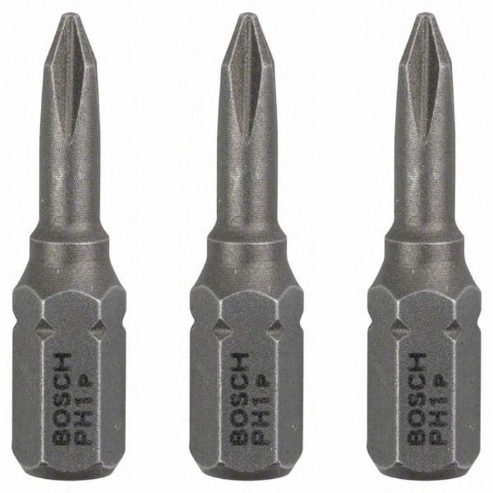 3 embouts de vissage extra dur PH1 49mm - BOSCH - 2607001526 ...