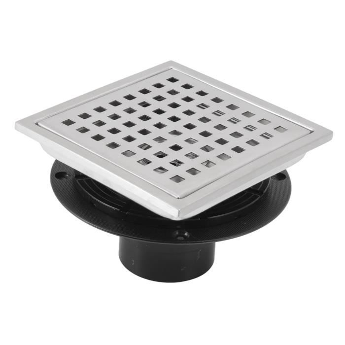 Cikonielf Siphon de sol de douche Siphon de sol carré résistant à la ...