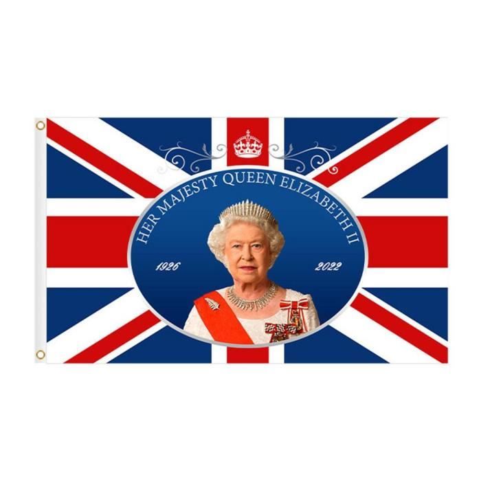 Photophore - Lanterne A Bougie Mourn Queen Elizabeth II Flag 90x150cm ...