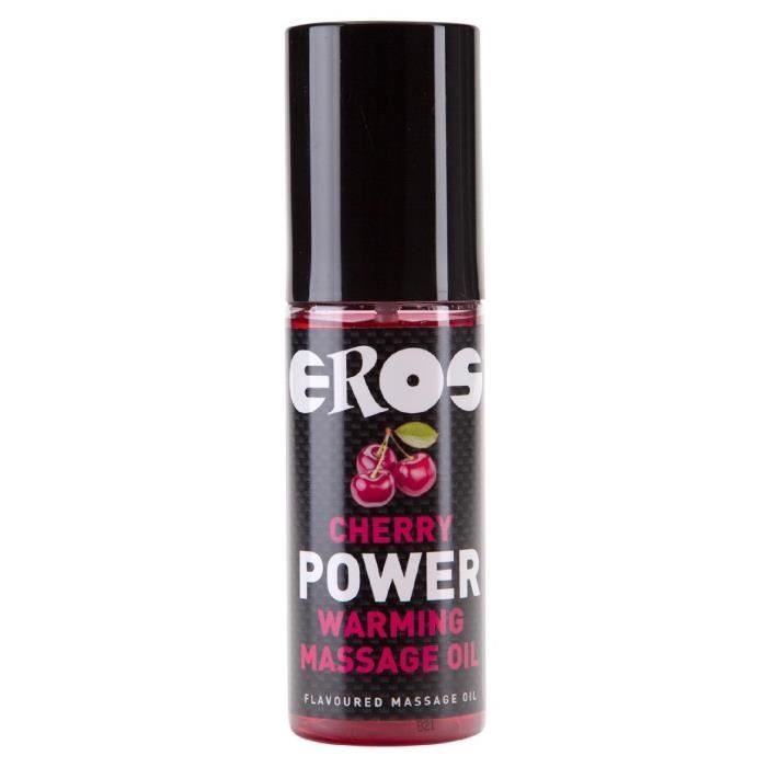 Huile Chauffante Eros Power Cerise - 100 ml - Cdiscount Boutique Erotique