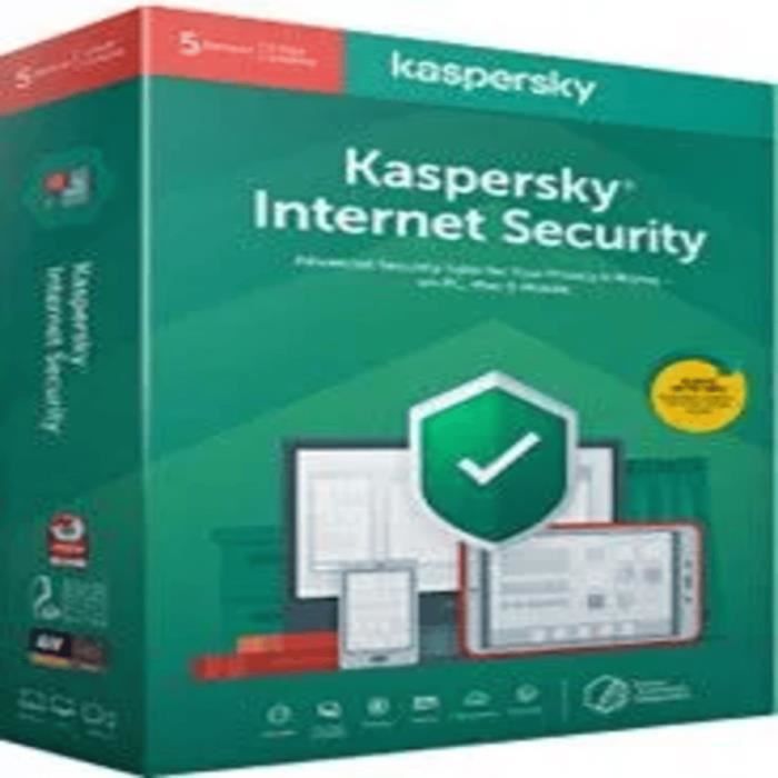 CLE DE ANTIVIRUS KASPERSKY INTERNET SECURITY 1 YEAR 1 DEVICE - Cdiscount Informatique