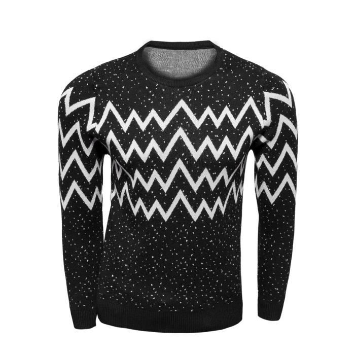 Pull,Chandail, chandails pour hommes, pulls,cha... Noir - Cdiscount ...