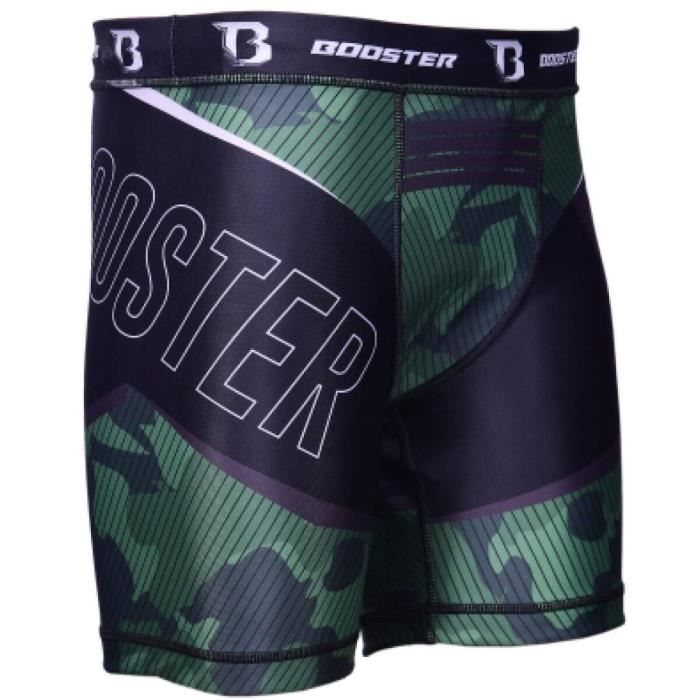 Short de compression Booster Fight Gear Force 3 - vert/bleu - M ...