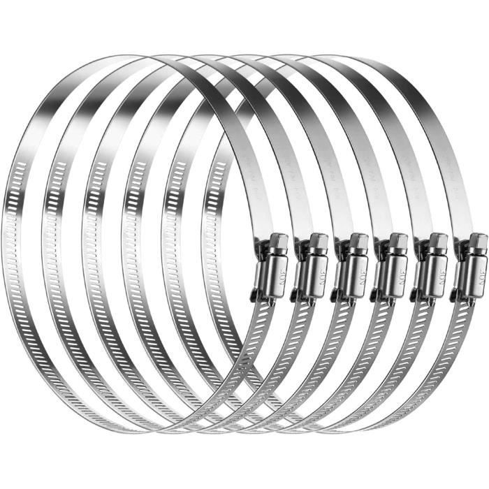 6 Collier De Serrage Inox Tuyau Arrosage En Acier Inoxydable, Metal ...