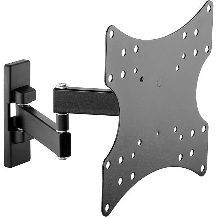 49714 Support Mural Tv Orientable Et Inclinable Pour Écrans 23-42 Pouces(58-107 Cm)Accroche ...
