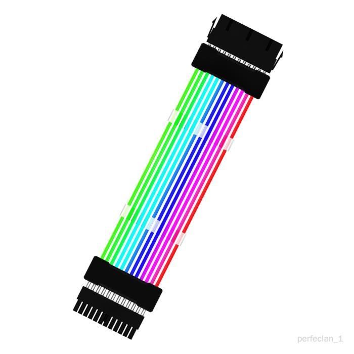 Câble d'extension - SHIWAKI - PCIe PSU Câbles PC 24Pin 2x8Pin 3x8Pin ...