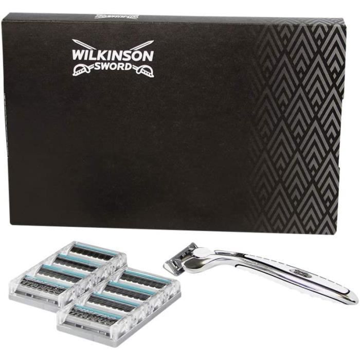 Wilkinson Sword Quattro - Lames de Rasoir pour Homme - Pack de 8 ...