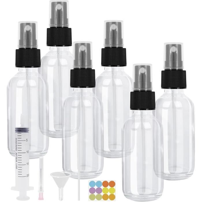 6 pcs Flacon Vide, Flacons et Vaporisateurs Vides 60 ml, Flacon Parfum ...