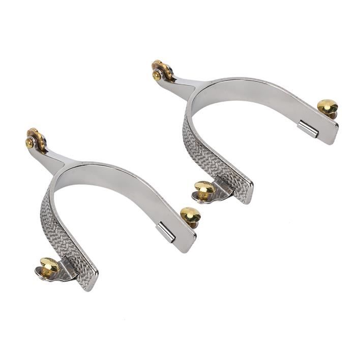 Vvikizy Éperons de cheval Éperons en Acier Inoxydable, Éperonsen Acier ...