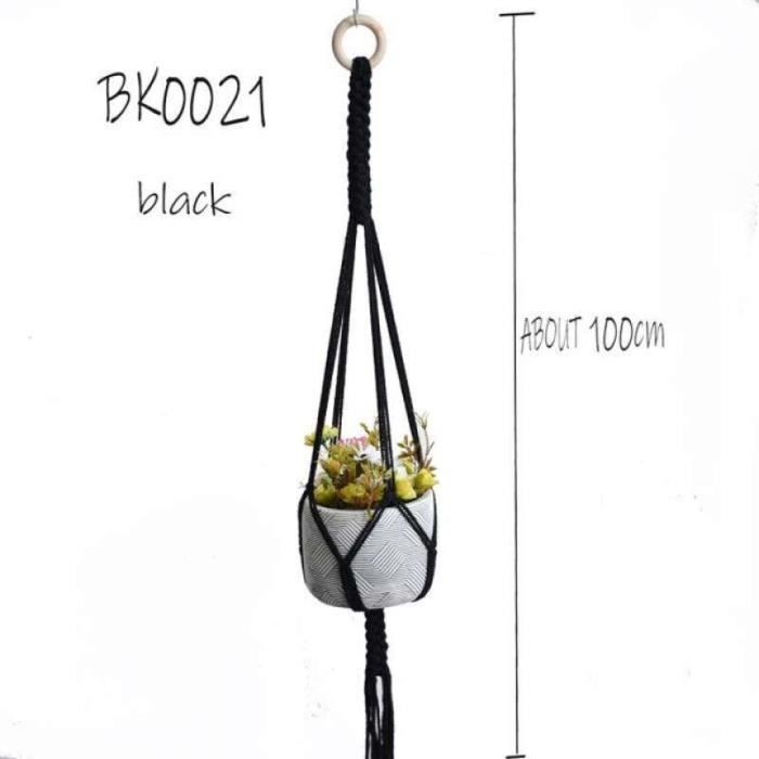 CH11213-Cintre en macramé nouveauté fait à la main pour plantes. pot ...