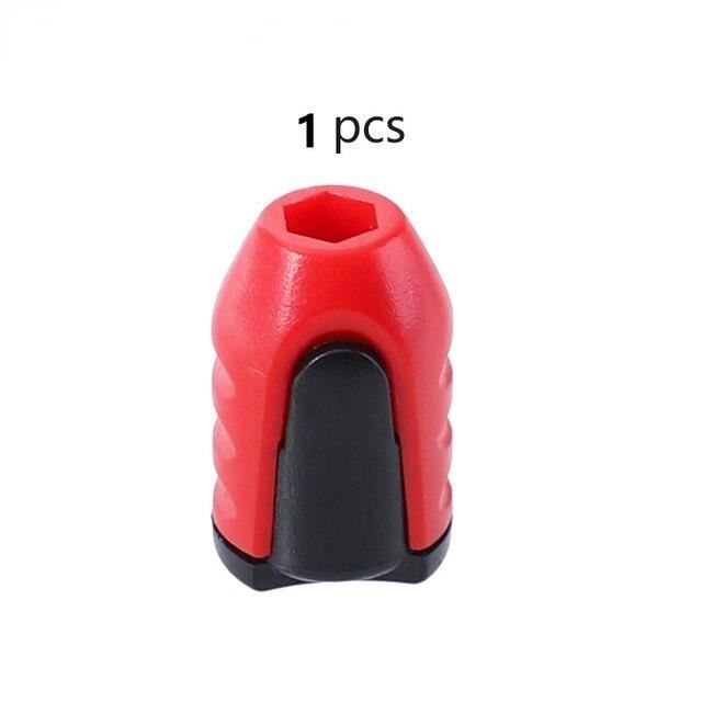 TOURNEVIS,Red-1--Anneaux porte vis magnétiques 1-4 pouce 6.35mm ...