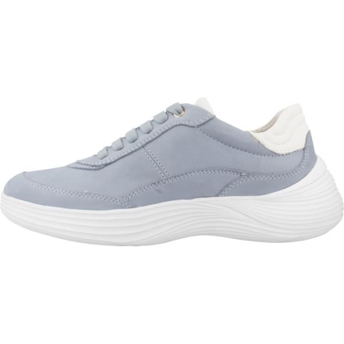 Baskets Femme - GEOX D FLUCTIS - Couleur Bleu - Lacets - Cdiscount ...