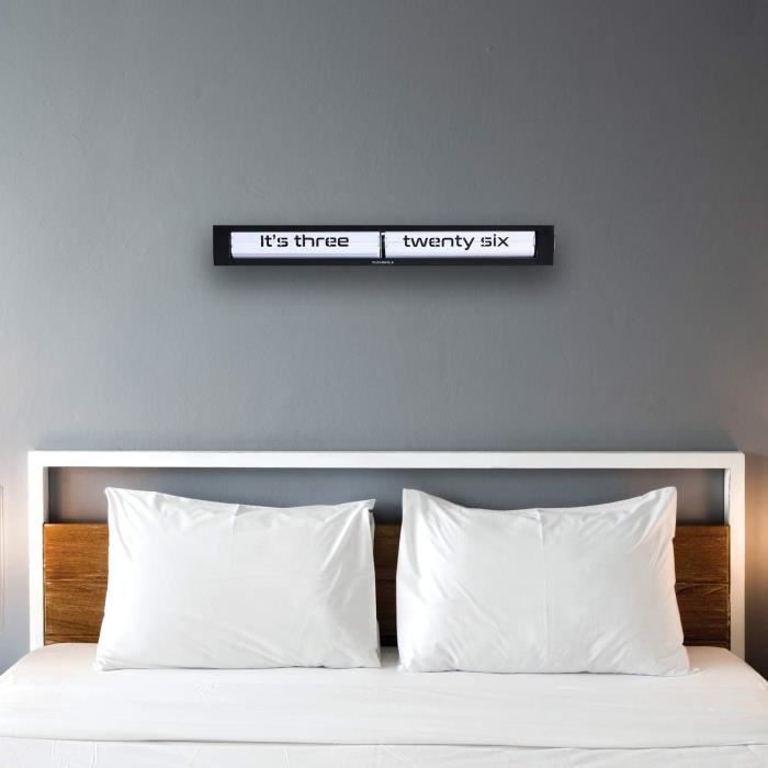 Horloge Texttime - Texte En Anglais, Horloge De Table Ou Murale Vintage ...