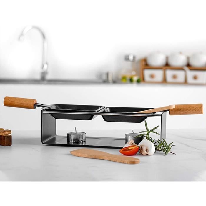 Machine De Raclette À Fromage, Boîte À Fondue De Bougie pour 2 Faire ...
