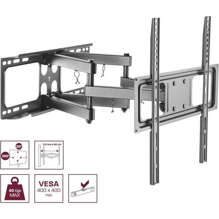 METRONIC 451066 Support TV inc ble - orientable et dépliable 106 - 140 ...