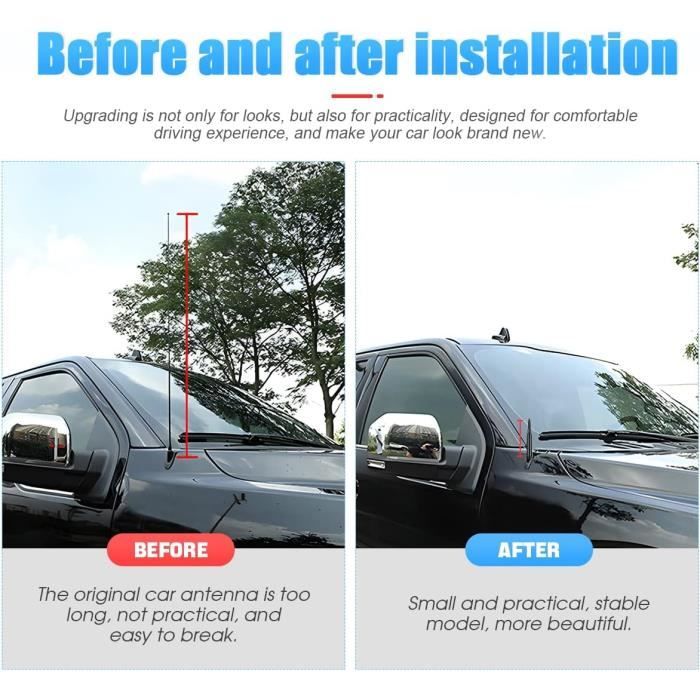 Antennes Voitures, Mini 14 cm Antenne Radio Toit de Voiture ...