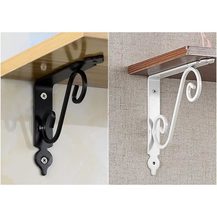 Support Mural Minimaliste Moderne en Fer forgé Triangle Support Accessoires de Meubles Angle ...