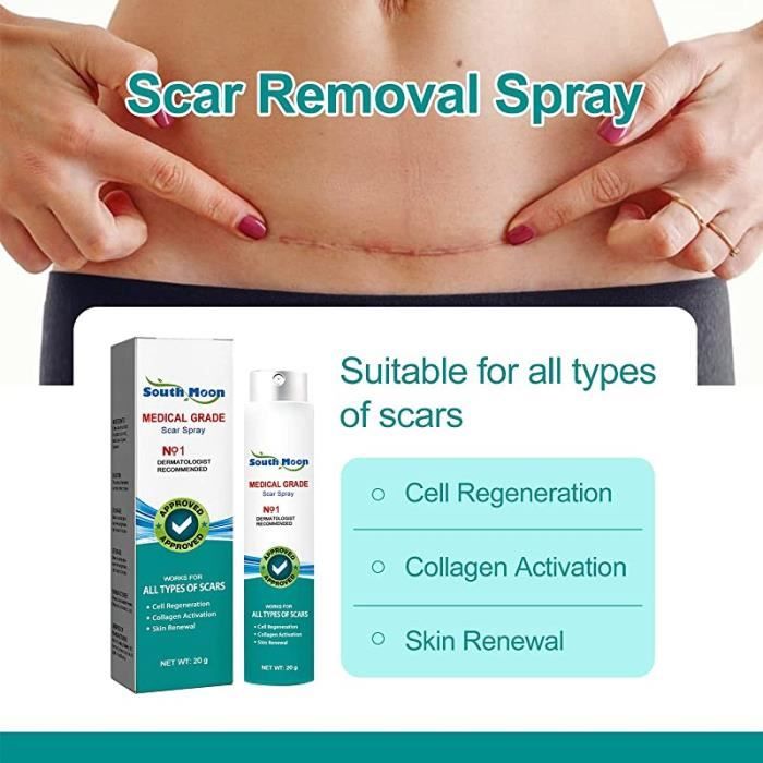 1pc Scar Removal Spray,Scar Removal Advanced Scar Spray for Stretch ...