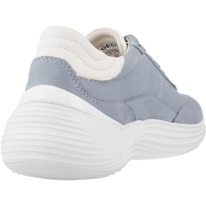 Baskets Femme - GEOX D FLUCTIS - Couleur Bleu - Lacets - Cdiscount ...