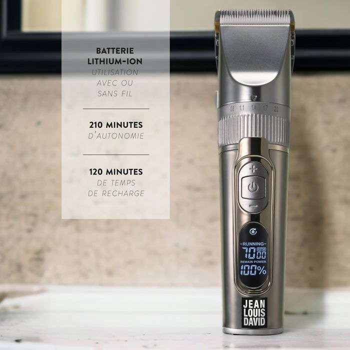 Jean Louis David-Digital Clipper-Tondeuse Digitale Cheveux Et Barbe ...