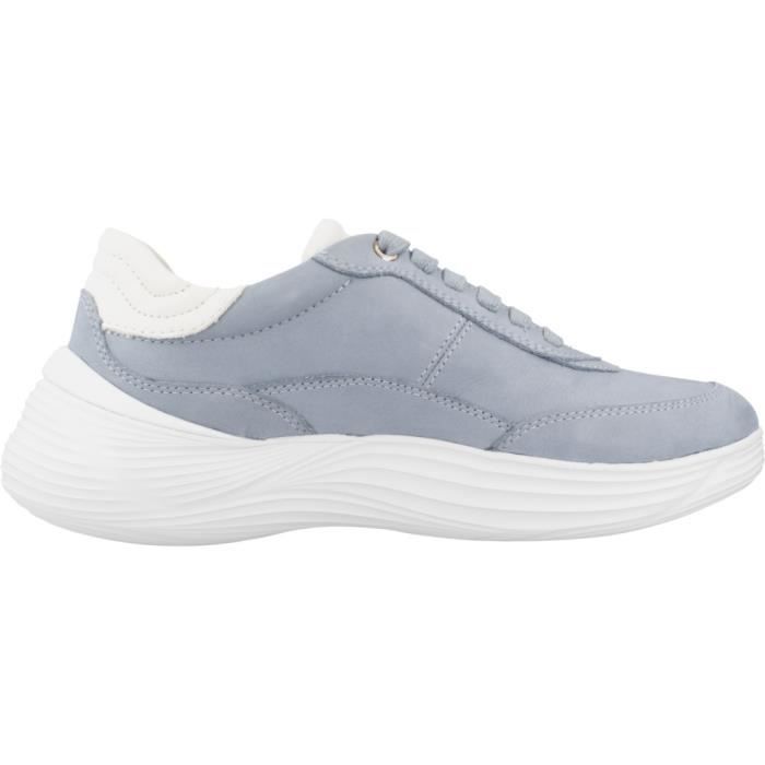 Baskets Femme - GEOX D FLUCTIS - Couleur Bleu - Lacets - Cdiscount ...