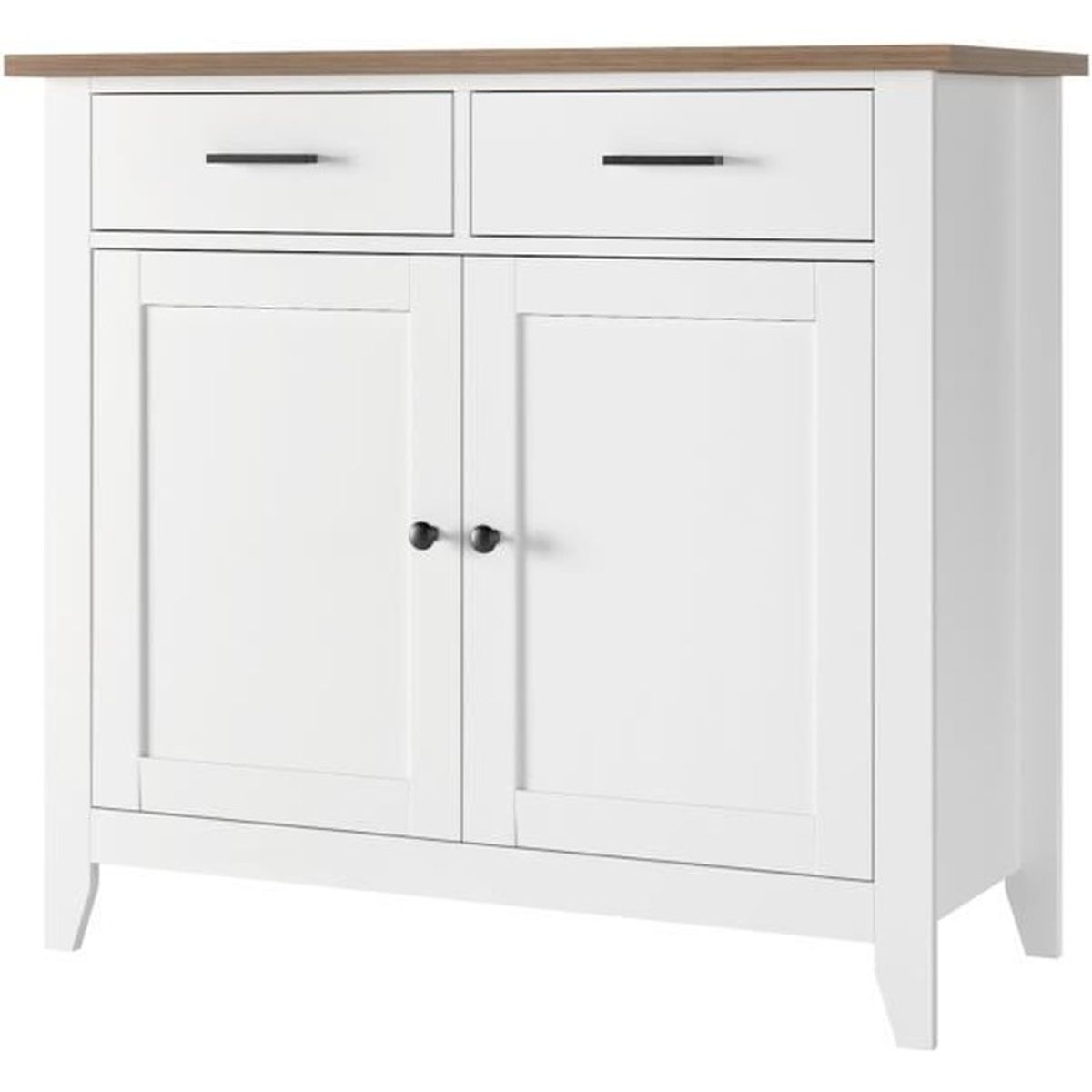 Meuble de Rangement, Buffet Cuisine, Placard de Salle à Manger avec 2 ...