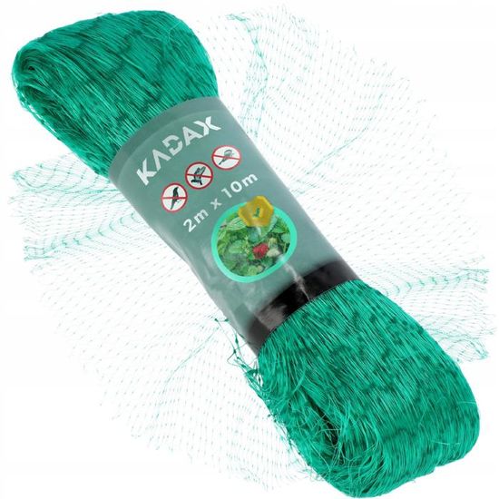 Filet de Protection Anti-Oiseaux - KADAX - 2x10M - Polyéthylène - Résistant aux intempéries ...
