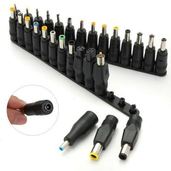 28 Embout Adaptateur Secteur Alimentation Chargeur universel Pr DC PC ...