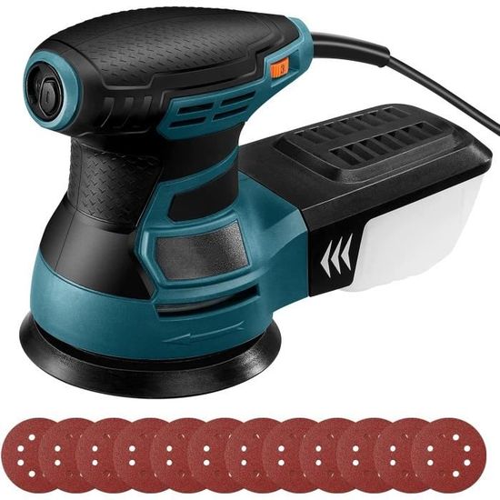 Ponceuse orbitale, 13 000 tr-min, vitesse réglable, ponceuse rotative ...