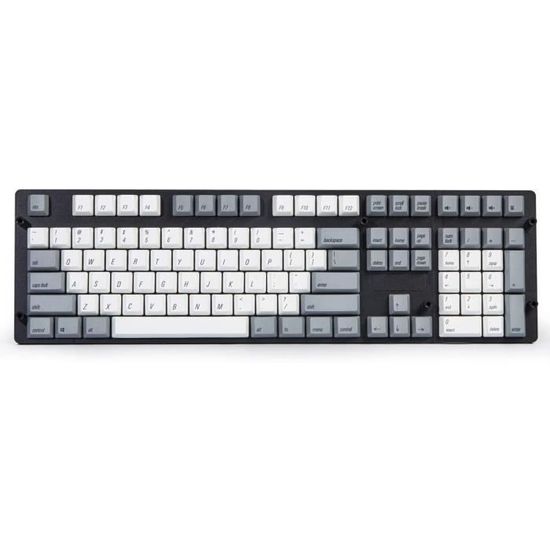Keycaps 108 touches PBT Keycaps Set PBT Keycaps à teinture à sous ...