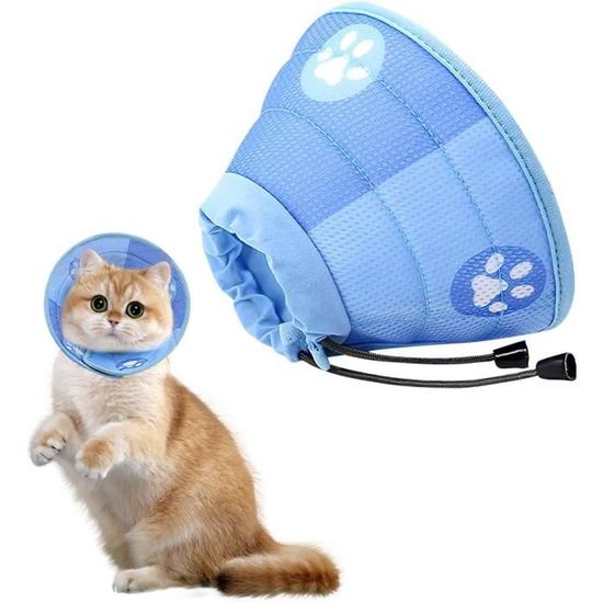 Collerette Pour Chat Réglable, Collier De Cône De Chien, Ajustable ...