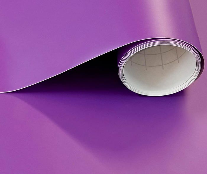 Vinyle adhésif mat violet 1 unité de 60 x 300 cm pour meubles de ...
