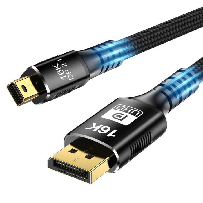 Reagle mini DisplayPort DP 1.4 PRO 8K 4K 144Hz THUNDERBOLT câble de 1 ...