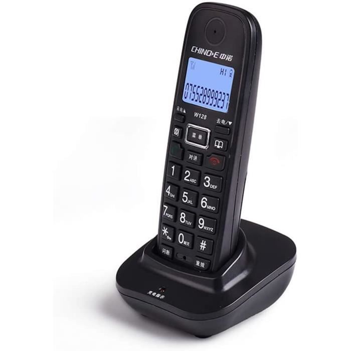 SHKUU TéLéPhone NuméRique TéLéPhone Fixe sans Fil Bureau à Domicile ...