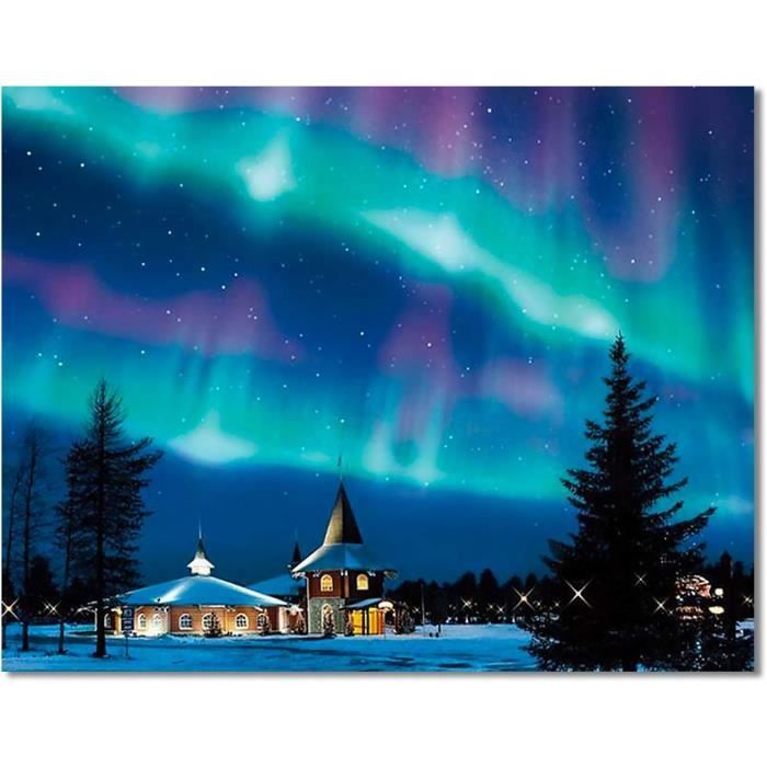 Broderie Diamant Kit Complet (40Cm*50Cm), 5D Peinture Diamant Painting Au Point De Croix Pour ...