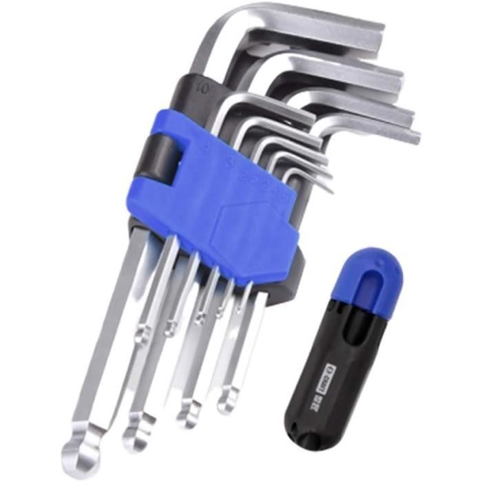 Jeu De Clés Hexagonales Haute Dureté Grand Couple Fin De Balle Kit Clé ...