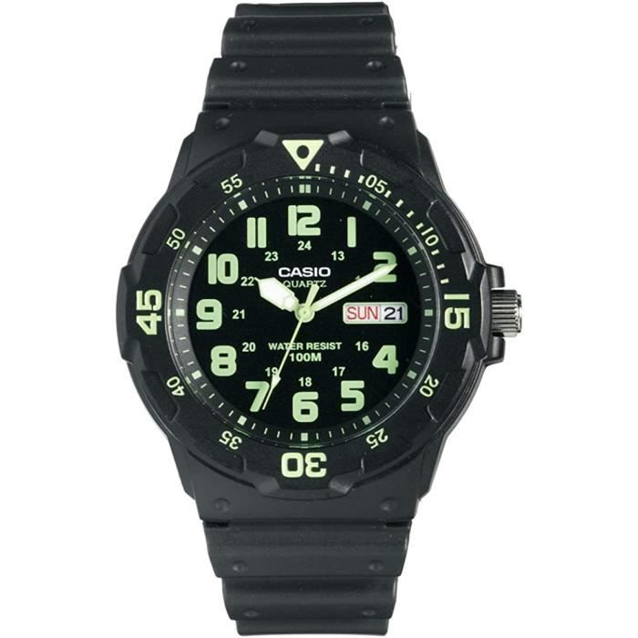 Casio Hommes Analogique Quartz Montre avec Bracelet en Resine MRW-200H ...