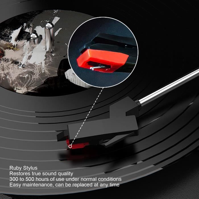 Cikonielf Tbest Tourne-disque vinyle vintage Tourne-disque vinyle 5.0 ...