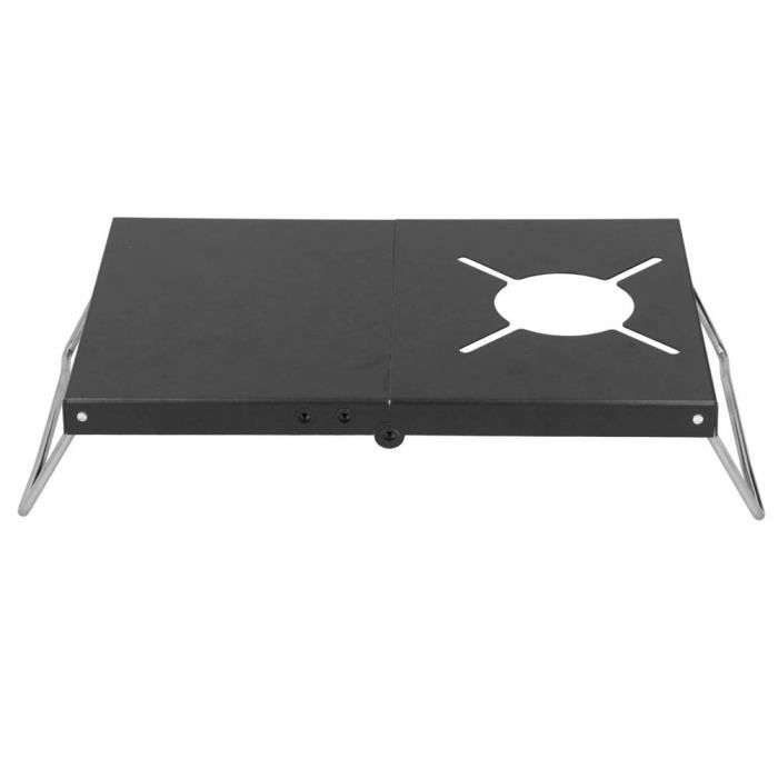 Table de réchaud de camping - DILWE - Pliable en acier inoxydable ...