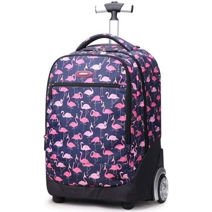 Huiya- Cartable roulettes - Sac dos roulettes pour fille enfant ...