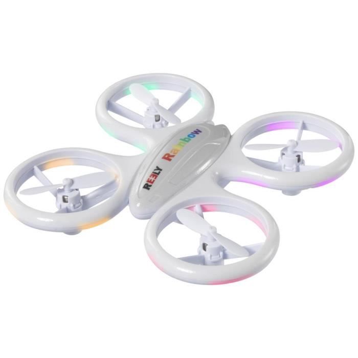 Drone quadricoptère - REELY - RAINBOW - Blanc - LED coloré - Caméra ...